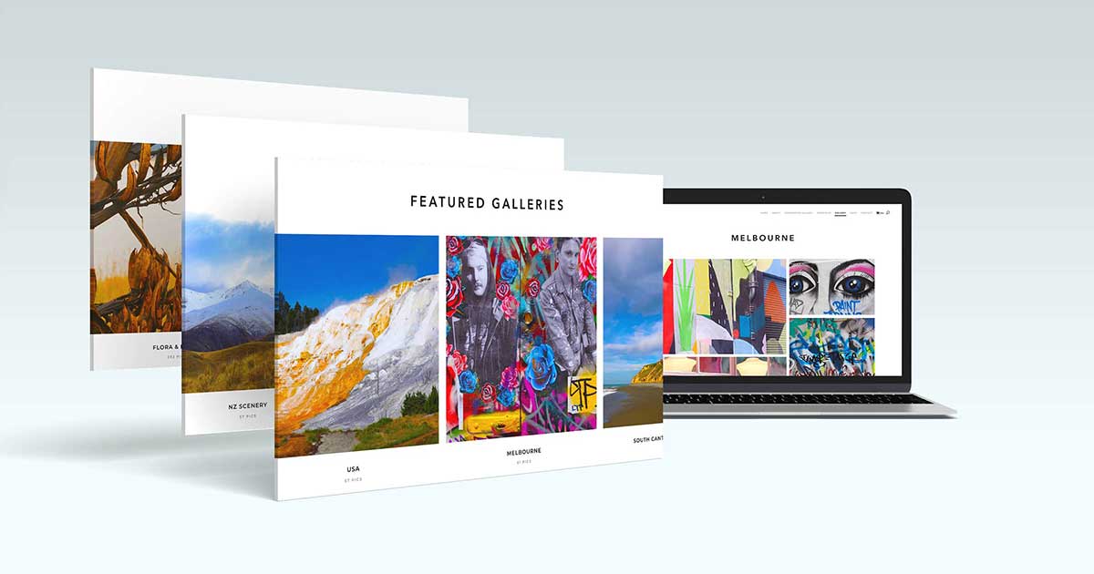 Photography Website Design • ER Imaging Photography • White Rabbit
