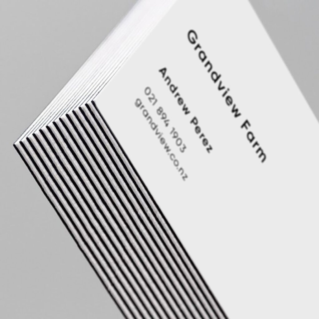 Coloured Edge Business Cards • Pop From Every Angle