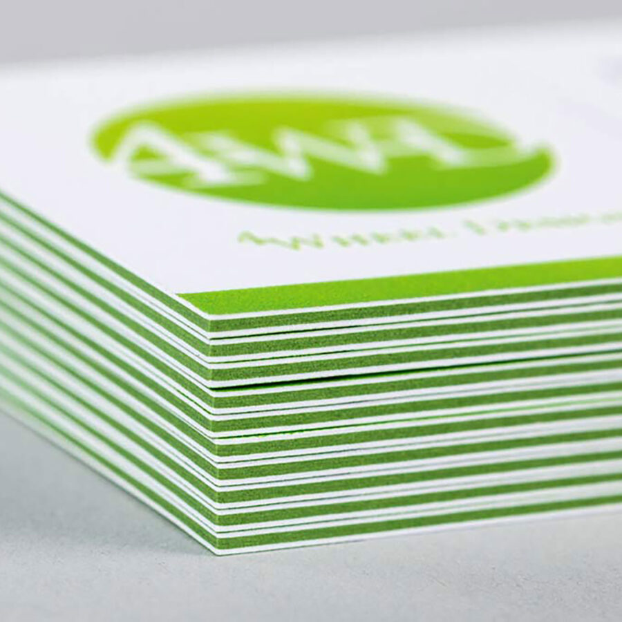 Coloured Edge Business Cards • Pop From Every Angle